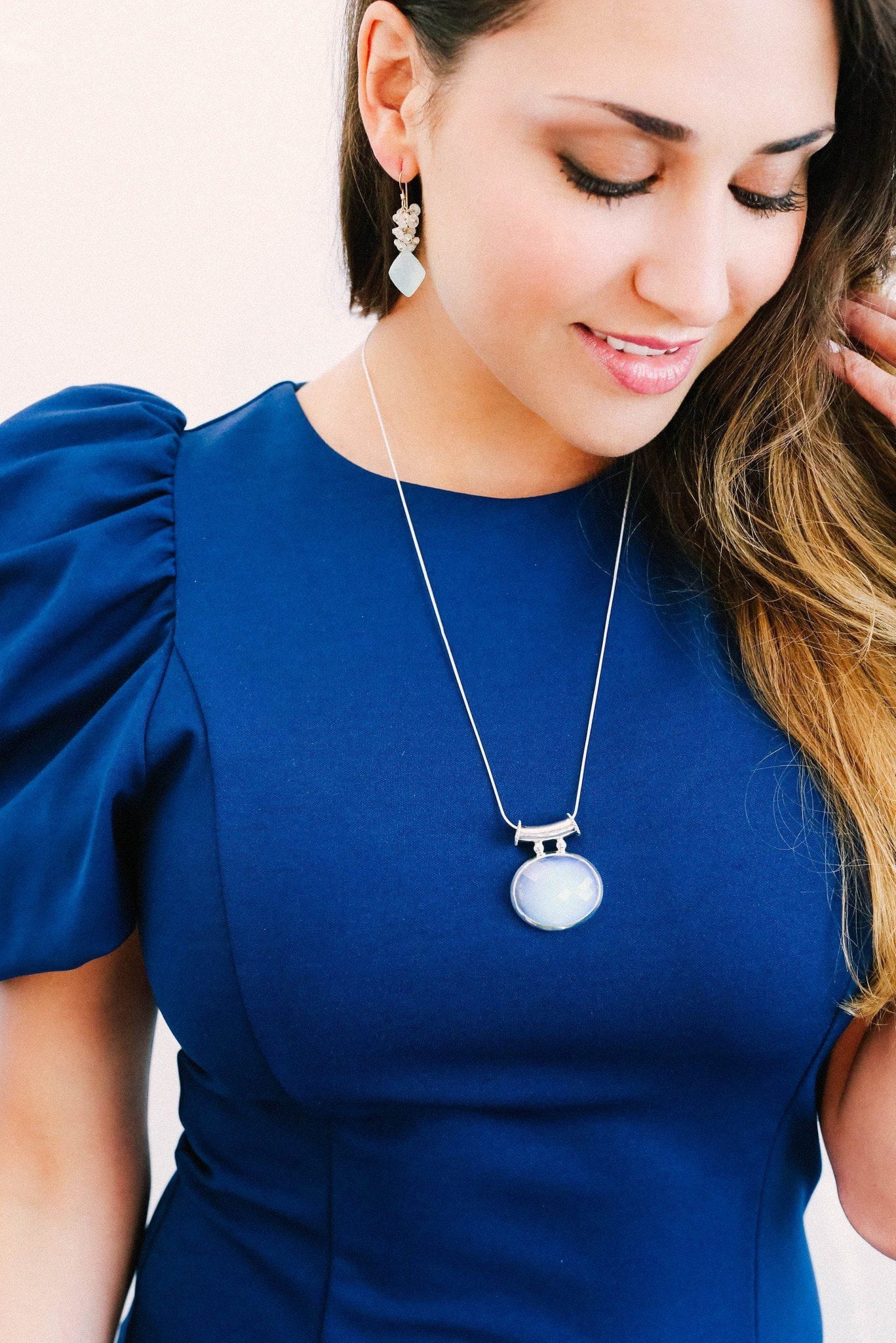 Buy Opalite Pendant in Sterling Silver Necklace Online - Handmade ...