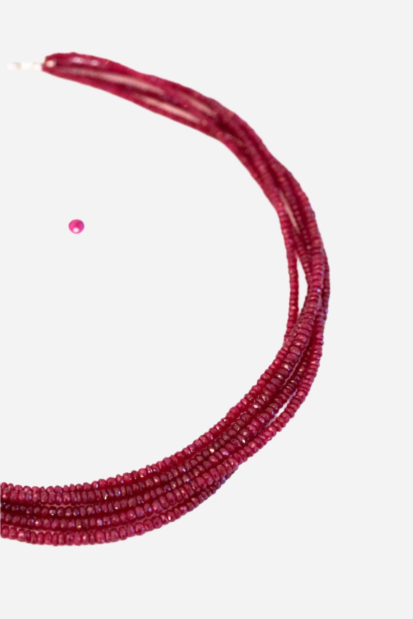 Buy Ruby Multi Strand Necklace Online - Handcrafted Gemstones Jewelry ...