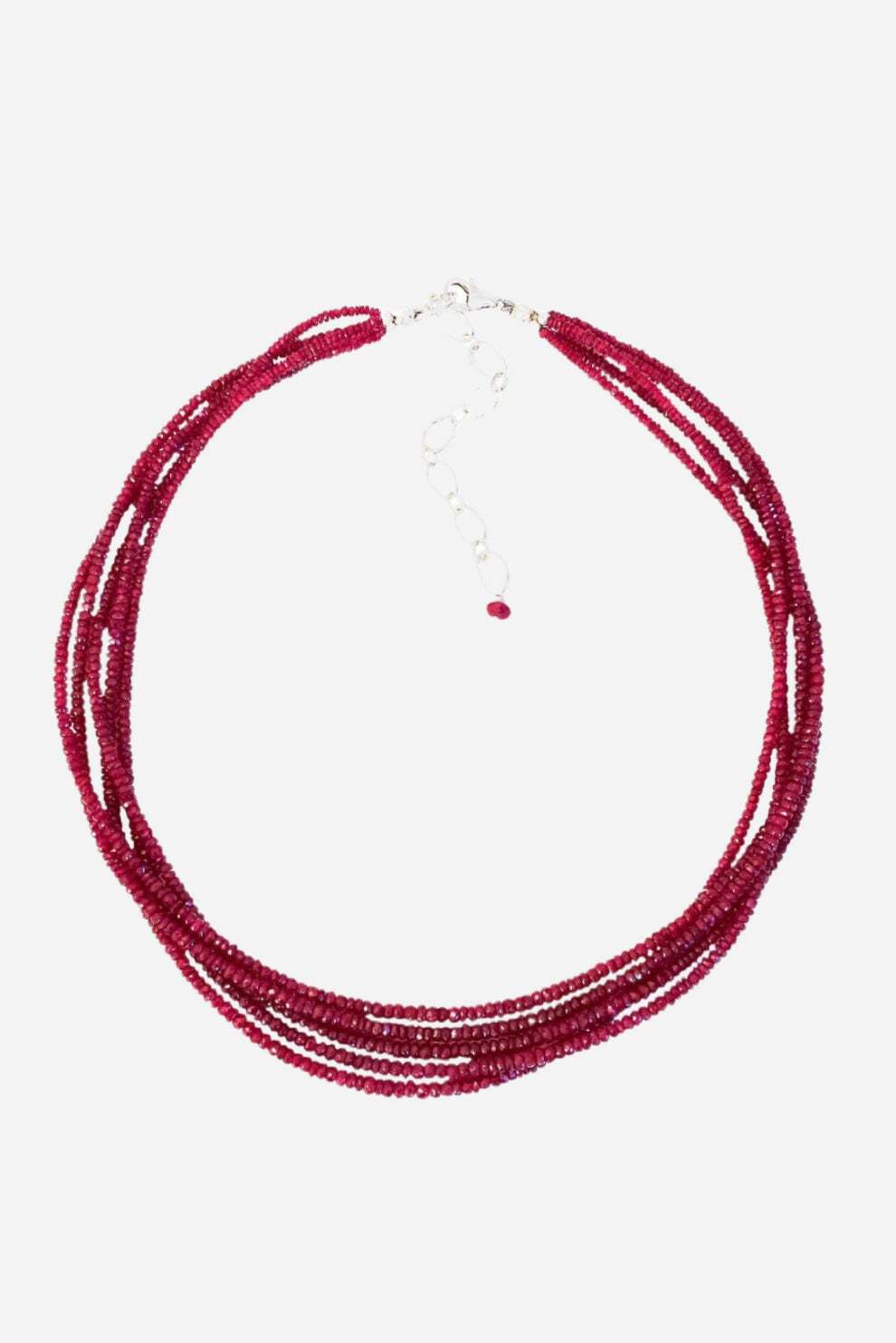 Buy Ruby Multi Strand Necklace Online - Handcrafted Gemstones Jewelry ...
